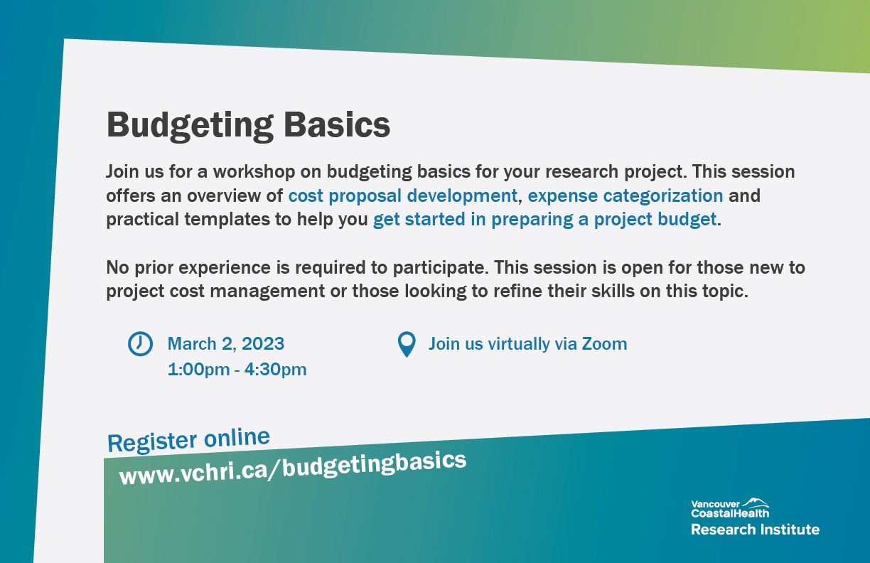 Budgeting Basics | VCH Research Institute